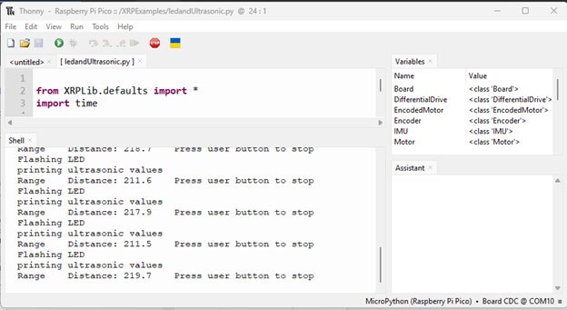 Using Thonny for XRP Robot Programming | DigiKey